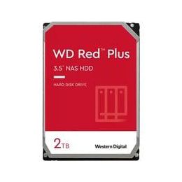 Western Digital Red Plus NAS-Festplatte 2 TB SATA 6 Gb/s, 3,5", 24/7