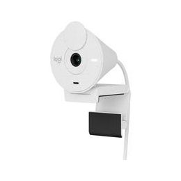 Logitech Brio 300, Webcam weiß, Off White Max. Auflösung: Video: 1920x1080 Pixel Max. Bildrate: 30 fps Mikrofon: vorhanden