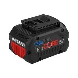 Bosch Akku ProCORE 18V 8.0Ah Professional schwarz/rot, AMPShare Alliance