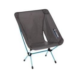 Helinox Camping-Stuhl Chair Zero 10551R1 schwarz/blau, Black Belastbarkeit: Max. 120 kg Sitzhöhe: 17 bis 28 cm