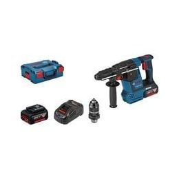 Bosch Akku-Bohrhammer GBH 18V-26 F Professional blau/schwarz, 2x Akku ProCORE18V 8,0Ah, L-BOXX