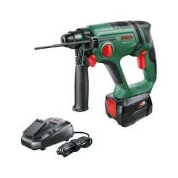 Bosch Akku-Bohrhammer UniversalHammer 18V gr&uuml;n/schwarz, Li-Ionen Akku 4,0Ah, Koffer, POWER FOR ALL ALLIANCE