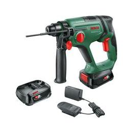 Bosch Akku-Bohrhammer UniversalHammer 18V gr&uuml;n/schwarz, 2x Li-Ionen Akku 2,5Ah, Koffer, POWER FOR ALL ALLIANCE