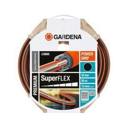 Gardena Premium SuperFLEX Schlauch 13mm (1/2") grau/orange, 30 Meter Schlauchlänge: 30 Meter Durchmesser: 13 mm Wagen/-Halter: Ohne Verwendungszweck: Zum Bewässern von größeren Gärten