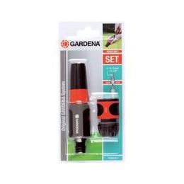 Gardena Spritzen-Satz 13mm (1/2") Sb grau/orange, mit Wasserstop