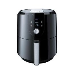 Steba Hei&szlig;luftfritteuse HF 5000 XL schwarz/edelstahl, 1.800 Watt, Korb 5,2 Liter, teilbar