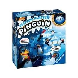 Ravensburger Plitsch-Platsch Pinguin, Geschicklichkeitsspiel Serie: Plitsch-Platsch-Pinguin Art: Geschicklichkeitsspiel Altersangabe: ab 4 Jahren Zielgruppe: Schulkinder, Kindergartenkinder