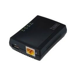 Digitus Multifunktions-Netzwerkserver USB 2.0/LAN Gerätetyp: Multifunktions-Netzwerkserver Anschlüsse: 1x RJ-45 (LAN) gesamt, 1x USB-A 2.0