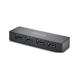 Kensington UH4000C USB 3.0 4-Port Hub mit Ladefunktion, USB-Hub 4x USB 3.0 Typ-A