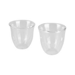 De'Longhi Espresso-Gläser (2er-Set), Glas transparent Material: Glas Anzahl Teile: 2 -teilig Fassungsvermögen: 60 ml