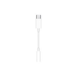 Apple USB Adapter, USB-C Stecker > 3,5mm Klinkenstecker weiß, für Kopfhörer Anschlüsse: 1x USB-C (Stecker) auf 1x 3,5-mm-Audio 3Pin (Buchse)