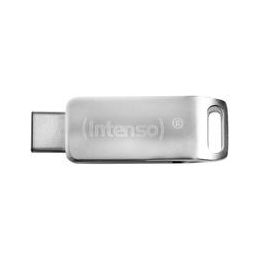 Intenso cMOBILE LINE 64 GB, USB-Stick silber, USB-A 3.2 Gen 1, USB-C 3.2 Gen 1