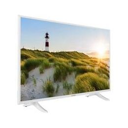 Telefunken XF43K550-W, LED-Fernseher 108 cm (43 Zoll), weiß, FullHD, HDR, SmartTV, Triple Tuner Sichtbares Bild: 108 cm (43") Auflösung: 1366 x 768 Pixel Format: 16:9