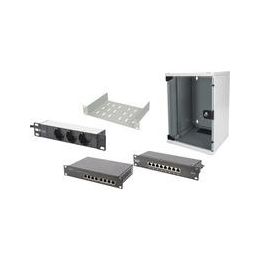 Digitus 25,4 cm (10") Set 2 9H, IT-Schrank grau, 9 H&ouml;heneinheiten