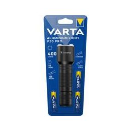Varta Aluminium Light F30 Pro, Taschenlampe schwarz Art: Taschenlampe Betriebsart: Batterie AAA Lichtstrom: 400 Lumen