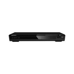 Sony DVP-SR370B, DVD-Player schwarz, USB Laufwerk: CD/DVD Anschlüsse: 1x USB-A 2.0, 1x SCART Formate: NTSC, PAL, AAC, Audio-CD, MP3, WMA