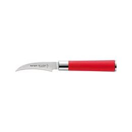 DICK Red Spirit Tourniermesser, 7cm rot/silber Material: Rostfreier Stahl, Poliert Geeignet für: Obst, Gemüse, Kartoffeln