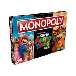 Hasbro Monopoly Super Mario Film Edition, Brettspiel Spieleranzahl: 2 - 4 Spieler Altersangabe: ab 8 Jahren Serie: Monopoly