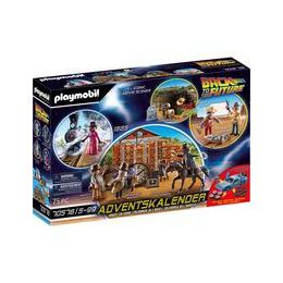 Playmobil 70576 Back to the Future Adventskalender "Back to the Future Part III", Konstruktionsspielzeug Serie: Back to the Future Teile: 75 -teilig Altersangabe: ab 5 Jahren Material: Kunststoff