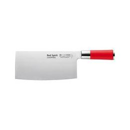 DICK Red Spirit Chinesisches Kochmesser "Chopping", 18cm rot/silber Material: Rostfreier Stahl, Poliert Geeignet für: Fleisch