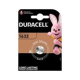 Duracell CR1632 Lithium-Knopfzelle 3V, Batterie 1 St&uuml;ck, CR1632