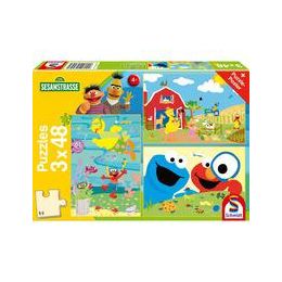 Schmidt Spiele Tierisch stark, Puzzle 3x 48 Teile Teile: 144 (3x 48) Altersangabe: ab 4 Jahren