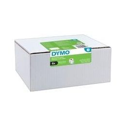 Dymo LabelWriter ORIGINAL Vielzwecketiketten 32x57mm, 6 Rollen mit je 1000 Etiketten wei&szlig;, wieder abl&ouml;sbar, 2093094