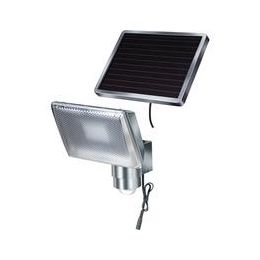 Fa.Brennenstuhl Solar LED-Strahler SOL 80 ALU IP44, LED-Leuchte silber, mit Infrarot-Bewegungsmelder Art: LED-Leuchte Betriebsart: Batterie AA, Solaraufladung, Wechselakku Lichtstrom: 350 Lumen Schutz: IP 44