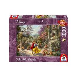 Schmidt Spiele Thomas Kinkade Studios: Painter of Light - Disney Schneewittchen - Tanz mit dem Prinzen, Puzzle 1000 Teile