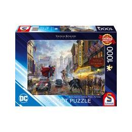 Schmidt Spiele Thomas Kinkade Studios: DC - Batman, Superman and Wonder Woman - The Trinity, Puzzle 1000 Teile