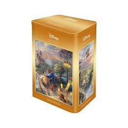Schmidt Spiele Thomas Kinkade Studios: Disney - Beauty and the Beast in der Nostalgie Metalldose, Puzzle 500 Teile