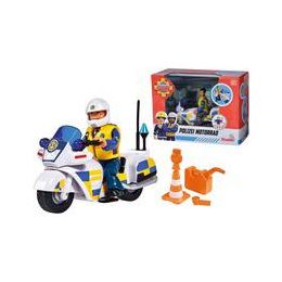 Simba Feuerwehrmann Sam Polizei-Motorrad, Spielfahrzeug mit Figur Serie: Feuerwehrmann Sam Altersangabe: ab 36 Monaten Material: Kunststoff