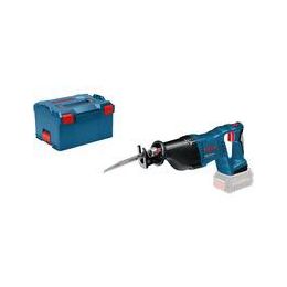 Bosch Akku-S&auml;bels&auml;ge GSA 18 V-LI Professional, 18Volt blau/schwarz, ohne Akku und Ladeger&auml;t, in L-BOXX