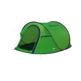 High Peak Wurfzelt Vision 3 grün, Leichtgewichtzelt Kapazität: 3 Personen Wassersäule: 2.000 mm Schlafbereich: Breite 180 cm Aufbau: Pop-Up Zelt