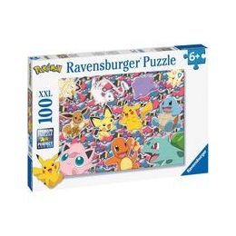 Ravensburger Kinderpuzzle Pokémon - Bereit zu kämpfen! 100 Teile Teile: 100 Altersangabe: ab 6 Jahren