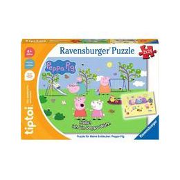 Ravensburger tiptoi Puzzle für kleine Entdecker: Peppa Wutz Teile: 48 (2x 24) Altersangabe: ab 4 Jahren