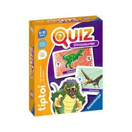 Ravensburger tiptoi Quiz Dinosaurier, Quizspiel Spieleranzahl: 1 - 4 Spieler Spieldauer: 30 Minuten Altersangabe: von 5 Jahren bis 10 Jahren Serie: tiptoi Spiele