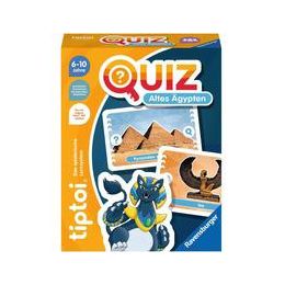 Ravensburger tiptoi Quiz Altes Ägypten, Quizspiel Spieleranzahl: 1 - 4 Spieler Spieldauer: 30 Minuten Altersangabe: von 5 Jahren bis 10 Jahren Serie: tiptoi Spiele