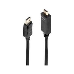 Lindy Adapterkabel DisplayPort > HDMI 10,2 Gbit/s schwarz, 2 Meter