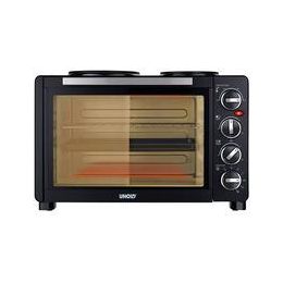 Unold Elektro Kleink&uuml;che All in One 68885, Mini-Backofen schwarz