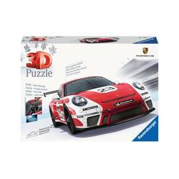 Ravensburger 3D Puzzle Porsche 911 GT3 Cup "Salzburg Design" 108 Teile Teile: 108 Größe: 11,1 x 8 x 25,1 cm Altersangabe: ab 8 Jahren
