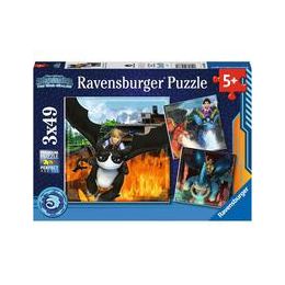 Ravensburger Kinderpuzzle Dragons: Die 9 Welten 3x 49 Teile Teile: 147 (3x 49) Altersangabe: ab 5 Jahren