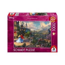 Schmidt Spiele Thomas Kinkade Studios: Sleeping Beauty Dancing in the Enchanted Light, Puzzle Disney Dreams Collections