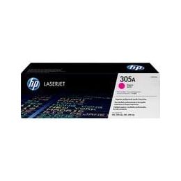 HP Toner magenta 305A (CE413A) Typ: Tonerkartusche Druckfarbe: Magenta Volumen: 2.600 Blatt (Farbe/ISO) Geeignet für: Hewlett-Packard