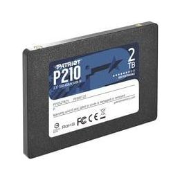 PATRIOT P210 2 TB, SSD schwarz, SATA 6 Gb/s, 2,5"