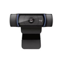 Logitech C920e, Webcam schwarz Max. Auflösung: Video: 1920x1080 Pixel Max. Bildrate: 30 fps Mikrofon: vorhanden Anschluss: 1x USB