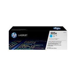 HP Toner cyan 305A (CE411A) Typ: Tonerkartusche Druckfarbe: Cyan Volumen: 2.600 Blatt (Farbe/ISO) Geeignet für: Hewlett-Packard