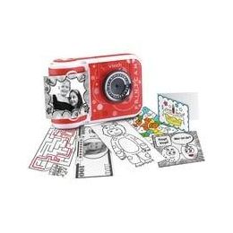 Vtech KidiZoom Print Cam, Digitalkamera rot/wei&szlig;