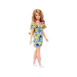 Mattel Barbie Fashionistas-Puppe mit Down-Syndrom im Blümchenkleid Serie: Barbie Fashionistas Art: Puppe Altersangabe: ab 36 Monaten Zielgruppe: Kindergartenkinder