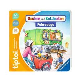 Ravensburger tiptoi Suchen und Entdecken: Fahrzeuge, Lernbuch Serie: tiptoi Bücher Altersangabe: von 24 Monaten bis 36 Monaten Seitenzahl: 16 Seiten